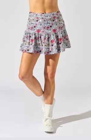 BOBBE ACTIVE Challenger Bubble Skirt - Sunset Floral