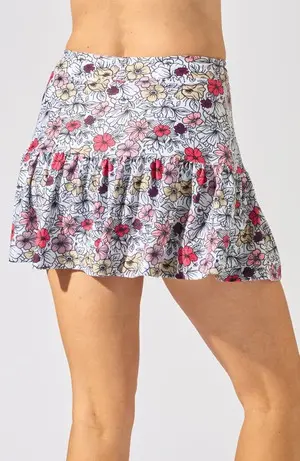 BOBBE ACTIVE Challenger Bubble Skirt - Sunset Floral