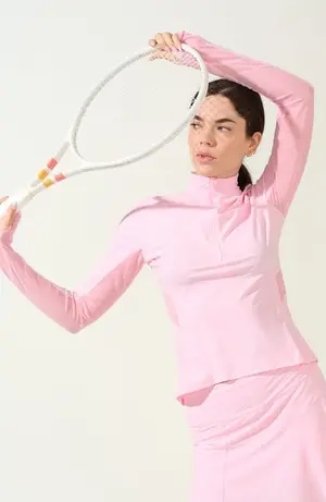 BOBBE ACTIVE Grace 1/2-zip Long Sleeve Top - Dreamland