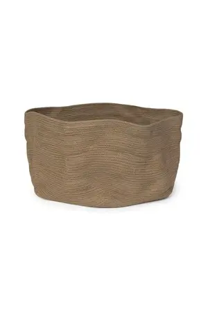 LORENA CANALS Stonewashed Basket - Soil Brown