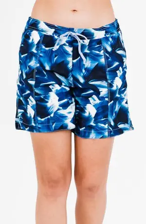 CALYPSA Board Shorts - Navy Wave