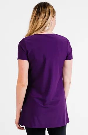CALYPSA Swim Tunic - Eggplant