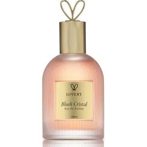 LOVERY Blush Cristal Eau De Parfumradiant Floral Amber Fragrance For - Pink/ Gold