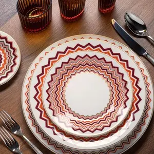 Missoni Dinner Plate 2 Pcs. Set - Multicolor