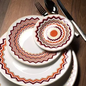 Missoni Dinner Plate 2 Pcs. Set - Multicolor
