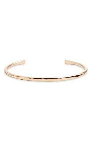 NASHELLE Horseshoe Cuff Bracelet - Gold Fill