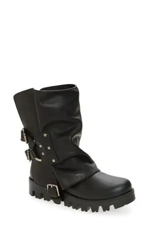 Dolce & Gabbana Mixed Media Rain Boot
