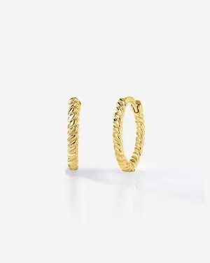 Ring Concierge Rope Huggie Earrings