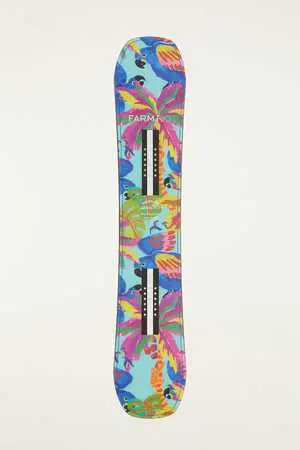 FARM RIO WHITESPACE Blue Macaw Freestyle Snowboard
