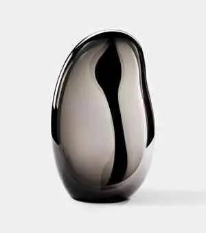 MILENA KLING Large Mirrored Decorative Object - Silver