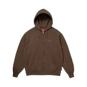 Supreme Hooded Zip-up Sweatshirt - Brown