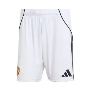 Adidas Manchester United 25/26 Home Shorts - White