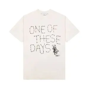 ONE OF THESE DAYS Barbed T-shirt - White