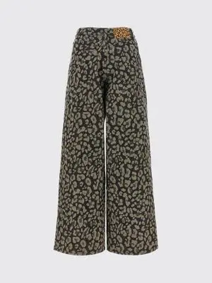Alanui Printed Wide Leg Pants