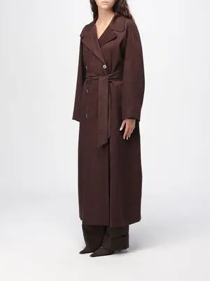 ALYSI Long Jacket - Brown
