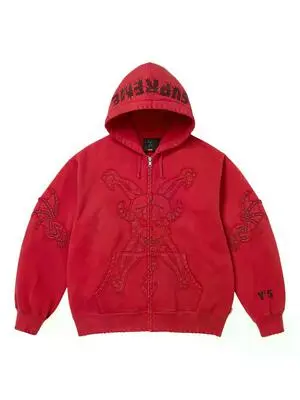 Supreme X Y's Zip-up Hoodie - Red