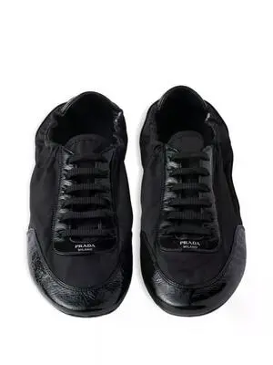 Prada Collapse Re-nylon Sneakers - Black