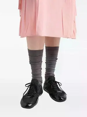 Prada Collapse Re-nylon Sneakers - Black