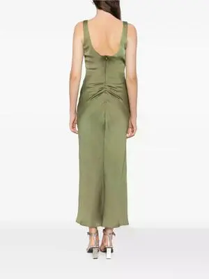 Amsale Hammered Satin Dress