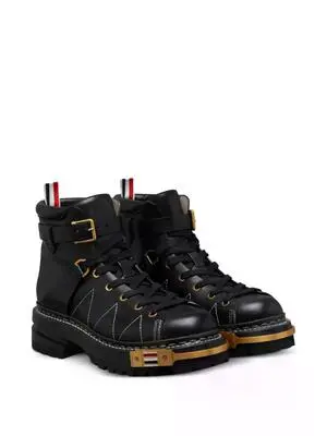 Thom Browne Buckle Calf Leather Boots
