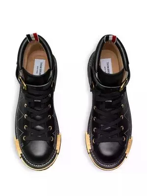 Thom Browne Buckle Calf Leather Boots