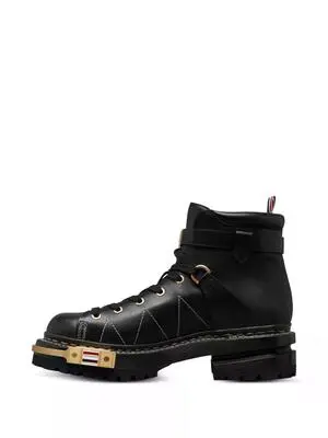 Thom Browne Buckle Calf Leather Boots