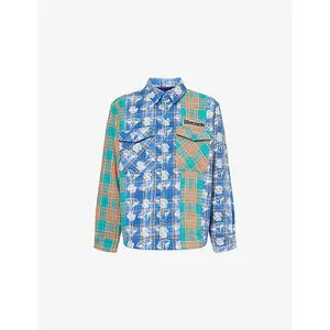 BILLIONAIRE BOYS CLUB Diamond Checker Flannel Shirt