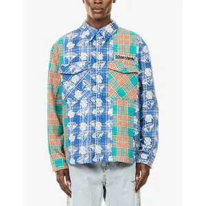 BILLIONAIRE BOYS CLUB Diamond Checker Flannel Shirt