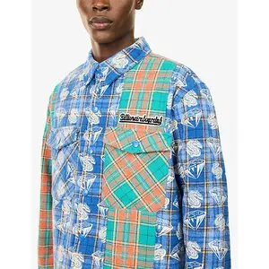 BILLIONAIRE BOYS CLUB Diamond Checker Flannel Shirt