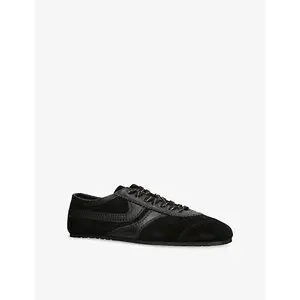 Dries Van Noten Dustin Suede Trainers - Black/comb