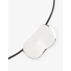 HEAVEN MAYHEM Pebble Silver-plated Brass Necklace - Silver/black