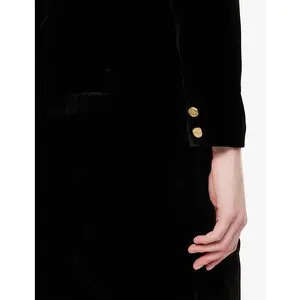Le Kasha Certosa Wrap-front Velvet Jacket