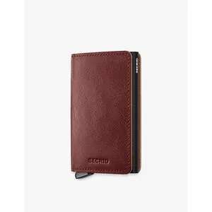 SECRID Basco Premium Slimwallet Leather Wallet - Brown
