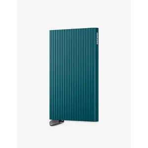 SECRID Fluted Premium Aluminium Card Holder - Teal