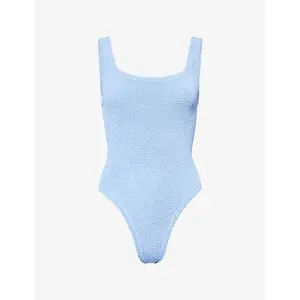Hunza G Square Neck One Piece Swimsuit - Cornflower