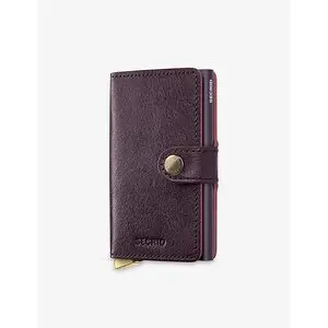 SECRID Basco Premium Miniwallet Leather Wallet - Bordeaux