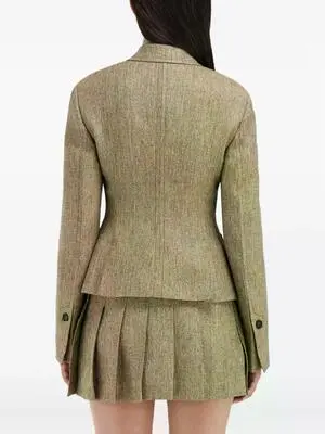 FERRAGAMO Single-breasted Blazer - Neutrals