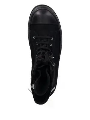 Rick Owens High-top Zip Detail Sneakers