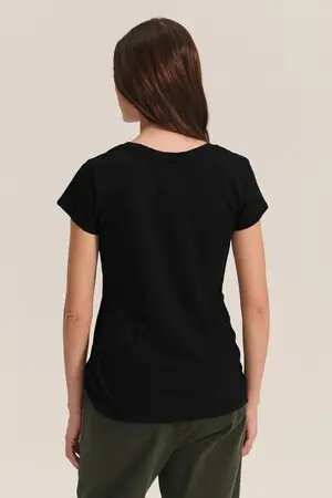 Velvet By Graham & Spencer Odelia Tee - Black