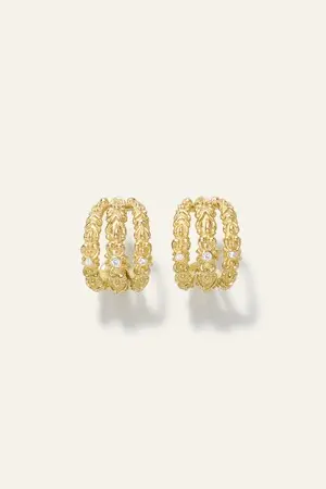 Ba&sh Perrine Zircon Earrings - Gold