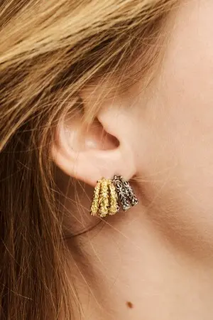 Ba&sh Perrine Zircon Earrings - Gold
