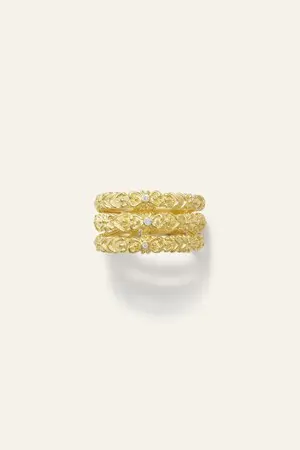 Ba&sh Prince Zircon Ring - Gold