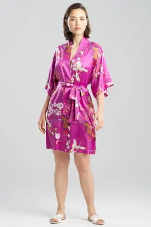 Natori Sakura Satin Wrap