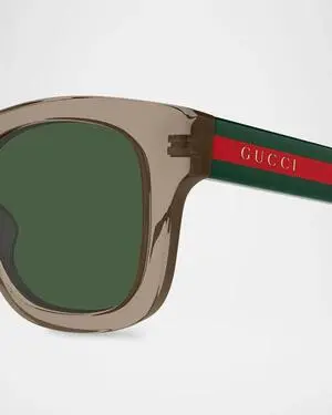 Gucci 52mm Square Sunglasses - Brown