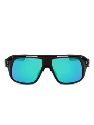 Nike Flyfree Soar Square-frame Sunglasses - Black