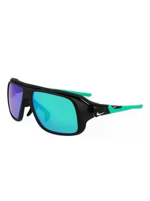 Nike Flyfree Soar Square-frame Sunglasses - Black
