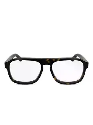 Calvin Klein Pilot-frame Glasses - Brown