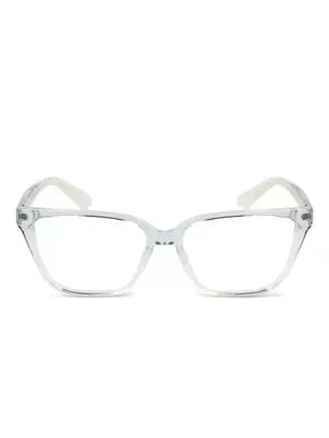Calvin Klein Rectangle Frame Eyeglasses - Blue