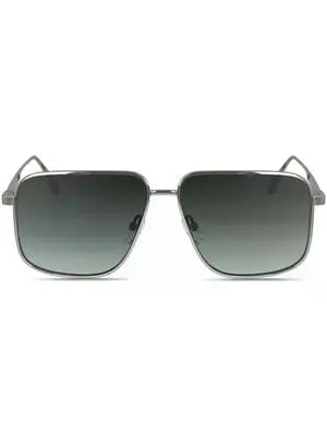 Victoria Beckham Square Frame Sunglasses - Silver