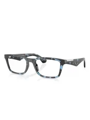 Burberry Tortoiseshell Rectangle Eyeglasses